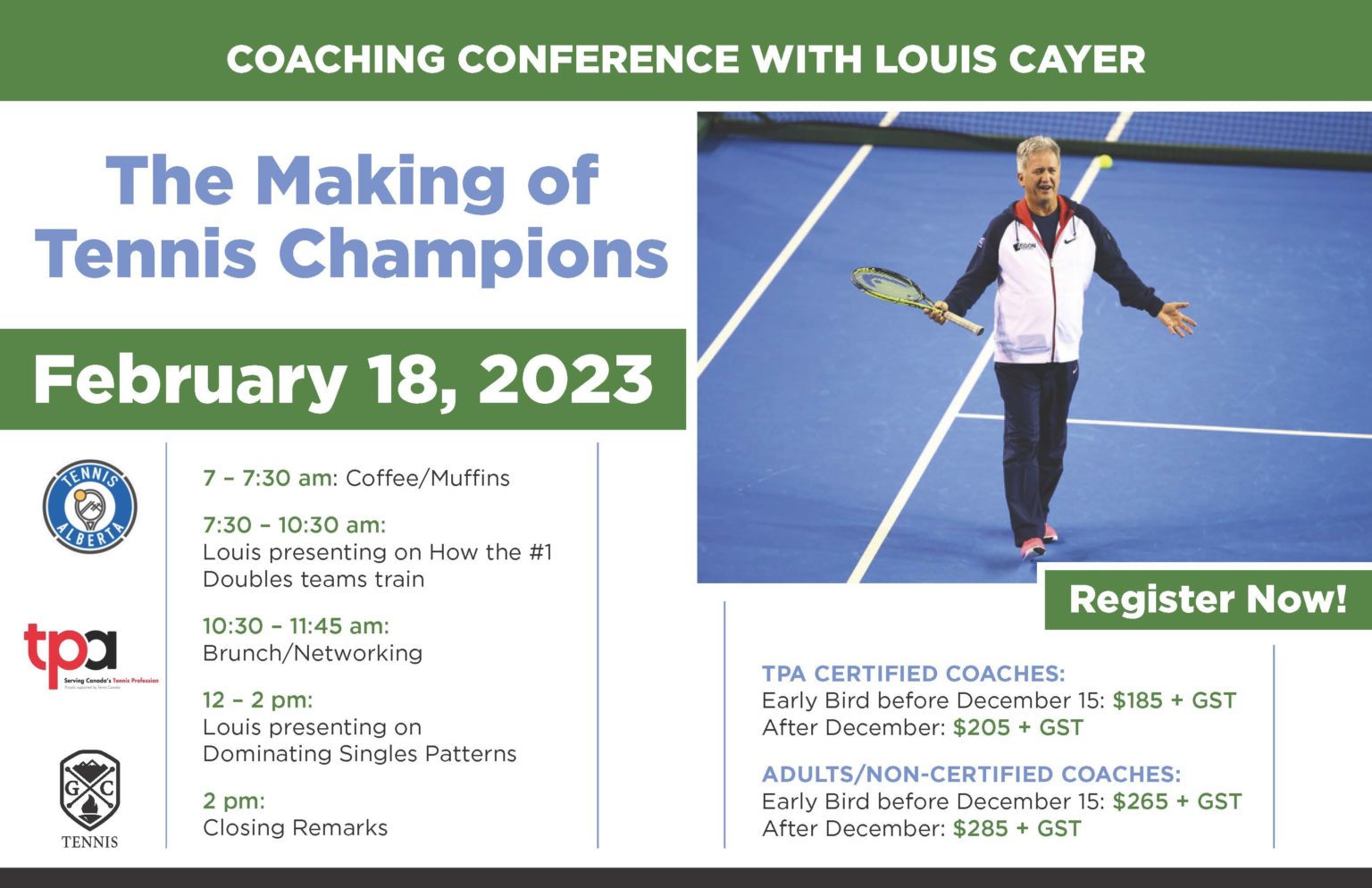 Coaching Conference with Louis Cayer